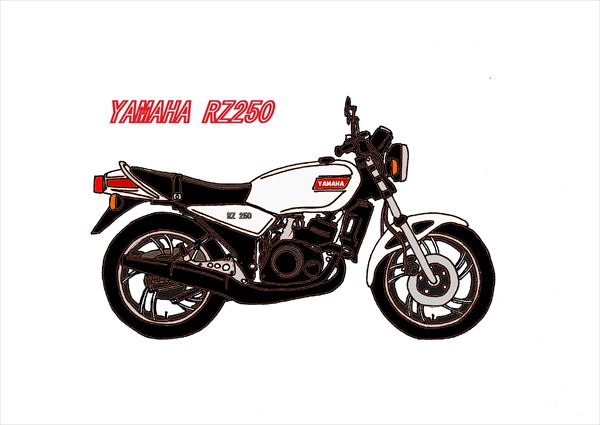 Hasegawa 1/12 Yamaha RZ250 (4L3) With Cowl (1982) Wheels, 12/13/2022